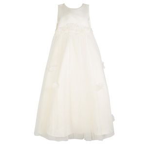 Joan Calabrese | Dresses | Joan Calabrese Satin Tulle Long Gown | Poshmark